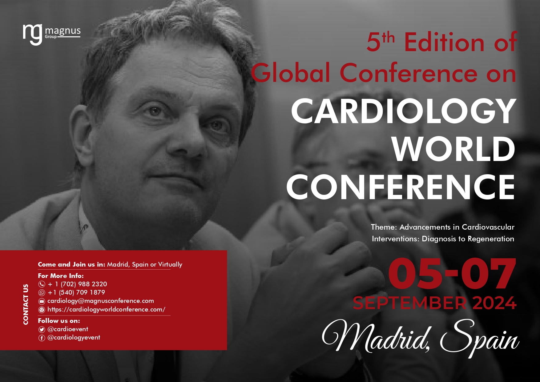 5th Edition of Cardiology World Conference : Wood County Tourism